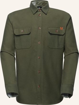 Mammut Mammut Langarmshirt Tamaro Overshirt gruen