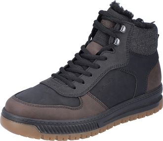 Rieker Herren Stiefel mit Warmfutter in schwarz-Kombi - Gr. 44