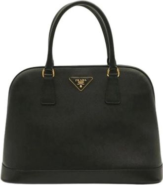 Prada Sac cabas Saffiano Pre-owned - Femme - Pre-owned - Noir - Taille: ONE Size