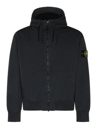 Stone Island Pull Col Rond - Bleu Fonc&eacute;