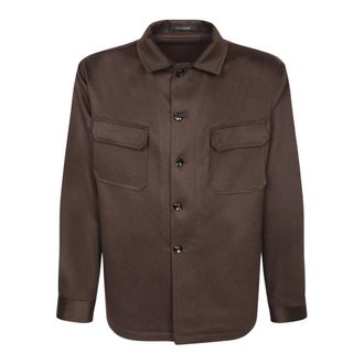 Tagliatore Overshirt - - Shirts - Herren - Braun - L