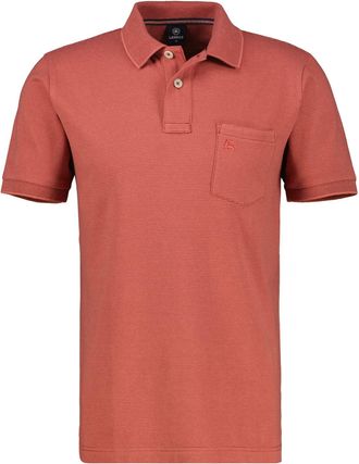 Lerros Herren Poloshirt, Regular Fit, (2533206), Größe:3XL, Farbe:Earth red (331)