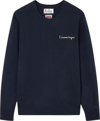 MC2 Saint Barth Heron Pullover - - Knitwear - Herren - Blau - ONE SIZE