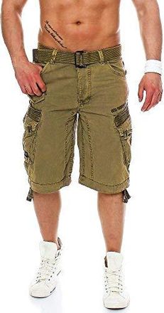 Geographical Norway Bermuda Shorts Parasol Men, Tailles de Pantalons:XL, Couleur:Mastic