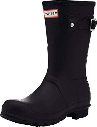 Hunter Bottes courtes brillantes Hunter Original pour femmes - noir - 39