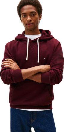 Tommy Hilfiger Herren Hoodie Seasonal Fleece mit Bauchtasche, Rot (Deep Burgundy), XL