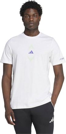 adidas Mens F50 T-Shirt mit Grafik White 2XL