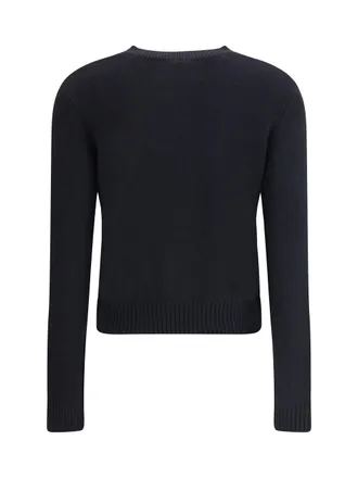 Lisa Yang Womens Cashmere Sweater Mable Black (capra Hircus)