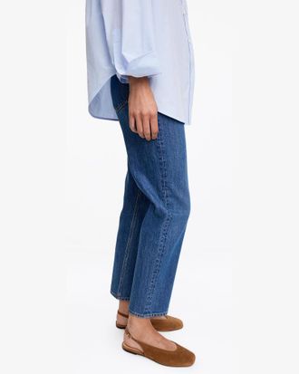 Arket Slingpumps Aus Veloursleder -Braun