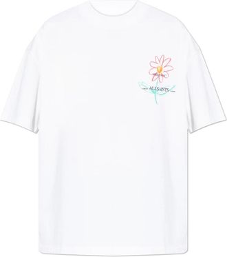 AllSaints Femme, Tops, Blanc, Taille: 36 FR Crayo Etta T-Shirt