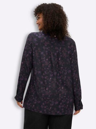 Sheego Klassische Bluse Bluse Langarm