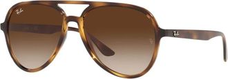 Ray-Ban unisex, Accessoires, Brun, Taille: 57 MM Lunettes de Soleil Havana Brown Shaded