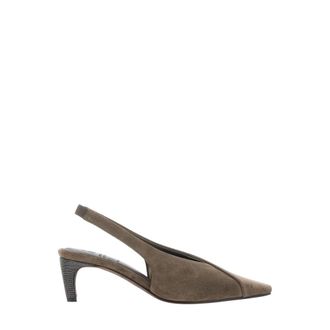 Brunello Cucinelli City Slingback - - Shoes - Damen - Braun - 38 1/2 EU