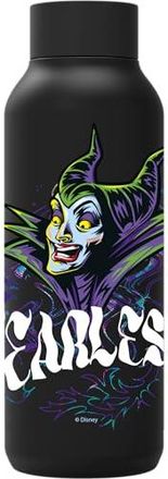 Quokka Villains Maleficent Thermosflasche, Edelstahl, einfarbig, Schwarz, 510 ml