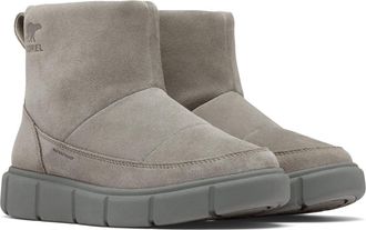 Sorel Damen Explorer 3 Slip-on Wp Mode-Stiefel, Quarry Sea Salt, 41.5 EU