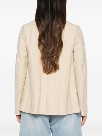 Apuntob Wool-Blend Twill Blazer - Beige