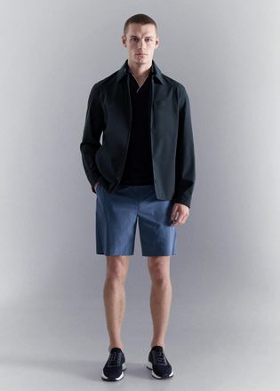 Mango Veste imperm&eacute;able &agrave; poches bleu marine - Homme - XXL - MANGO MAN