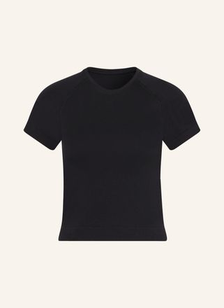 Sweaty Betty Laufshirt Athlete Crop schwarz