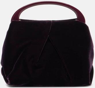 Dries Van Noten Tote Bag Crisp Small aus Samt