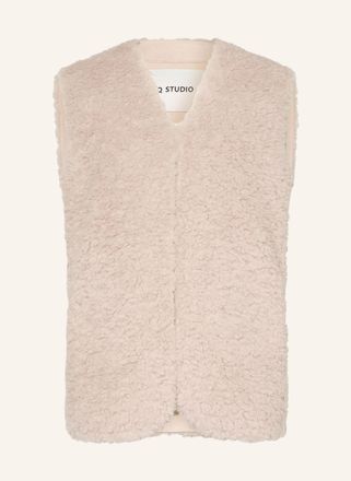 IQ Studio Iq Studio Kunstfell-Weste beige