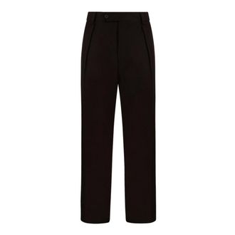 HUGO BOSS Homme, Pantalons, Brun, Taille: L Pleated Tailored Pantalons