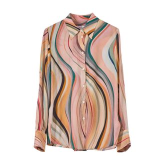 Paul Smith Seiden-Swirl-Shirt - - Blouses & Shirts - Damen - Mehrfarbig - L