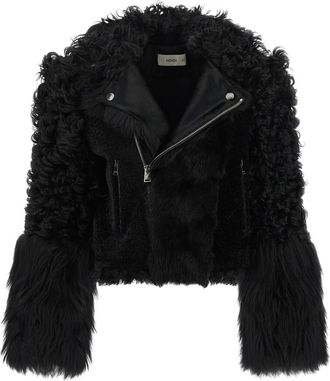 Fendi Blouson - - Jackets - Damen - Schwarzk - S