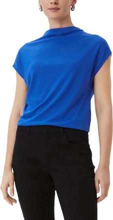 Comma &Auml;rmelloses Shirt aus Strickjersey