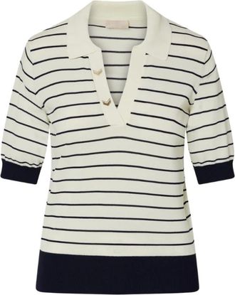 Liu Jo Femme, Tops, Bleu, Taille: 36 FR Striped Top