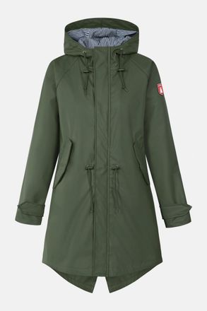 Derbe Derbe Traveby Friese Fisher Oliv Damen Regenjacke Nachhaltig