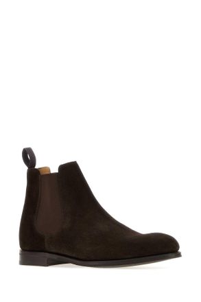 Churchs Mens Boot Chelsea Brown Suede