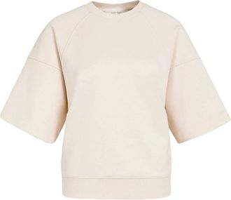 YaYa Yaya - SweaT-shirt en coton &agrave; manches courtes - Femme - Sweatshirts et sweats &agrave; capuche - Rose - Taille: 34 FR