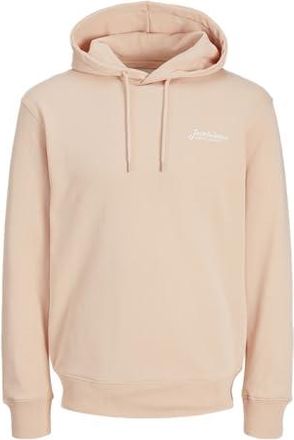 Jack & Jones Hood Jjbeau Sweat à Capuche, Peach Parfait, S Homme