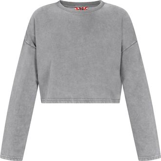 Mymo Sweatshirt Frauen grau