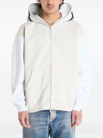 A Bathing Ape hoodie Shark à fermeture zippée - Gris