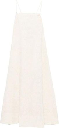 Liu Jo Femme, Robes, Blanc, Taille: 36 FR Long dress with embroidery