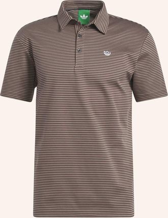 adidas Originals Stripe Pikee Poloshirt braun