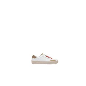 Sun 68 Homme, Chaussures, Blanc, Taille: 43 EU Street Leather Baskets