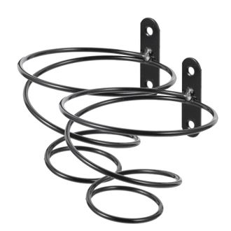 BESPORTBLE COLLBATH 2 St&uuml;ck Wandmontiertes Weinregal Spirale Weinhalter Metall Kleines Weinregal f&uuml;r K&uuml;chenwand und Bar Dekorativer Einzel Weinflaschenst&auml;nder Ro