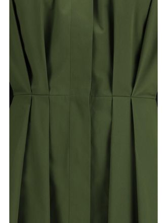 Givenchy Womens Shirt Dress Poplin Khaki Cotton