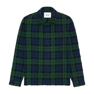 Nn.07 Nn07, Homme, Chemises, Vert, Taille: M Casper Overshirt