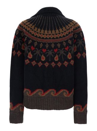 Alanui Womens Jacket Sweet Winter Black Tech Fabric Tops Top