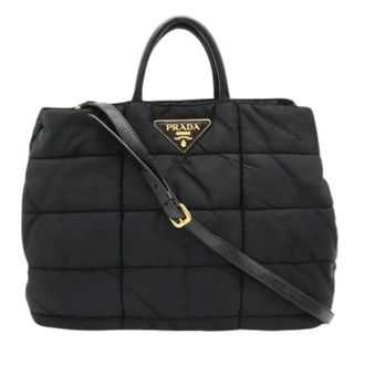 Prada Pre-owned Sac bandouli&egrave;re matelass&eacute; vintage - Femme - Pre-owned - Noir - Taille: ONE Size