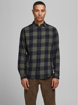 Jack & Jones Jack & Jones Hemd 12181602 Gr&uuml;n Slim Fit