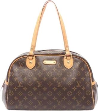 Louis Vuitton Sac &agrave; main en toile Monogram Pre-owned - Femme - Pre-owned - Brun - Taille: ONE Size