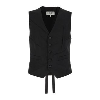 Maison Margiela M35436 Weste - - Jackets - Herren - Schwarzk - S