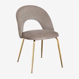 Sklum Chaise de salle &agrave; manger rembourr&eacute;e Glorys SKLUM Dor&eacute;