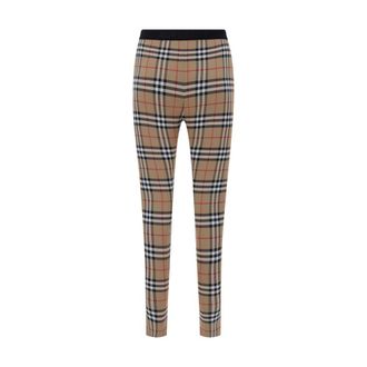 Burberry Womens Brown Polyamide Leggings Clothing