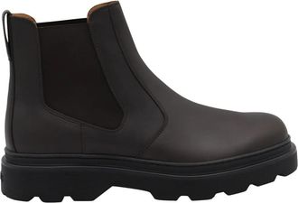 Tod's Tods Stiefel - Smooth Leather Boots With Elastic Side Panels - Gr. 8 - in Schwarz - f&uuml;r Damen