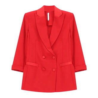 Imperial Giacca Doppiopetto - - Jackets - Damen - Rot - S